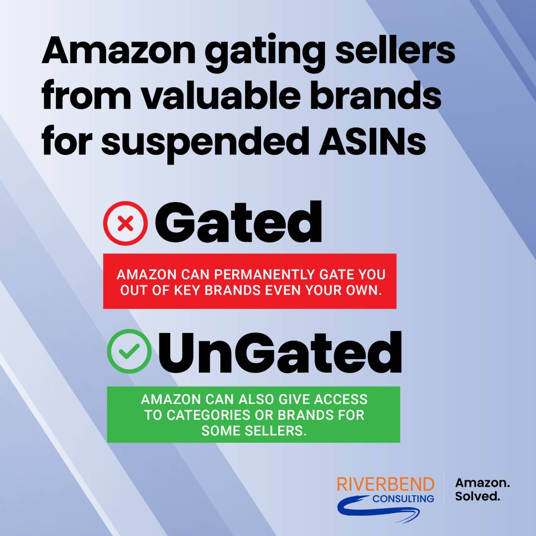 Amazon gating sellers from valuable brands for suspended ASINs